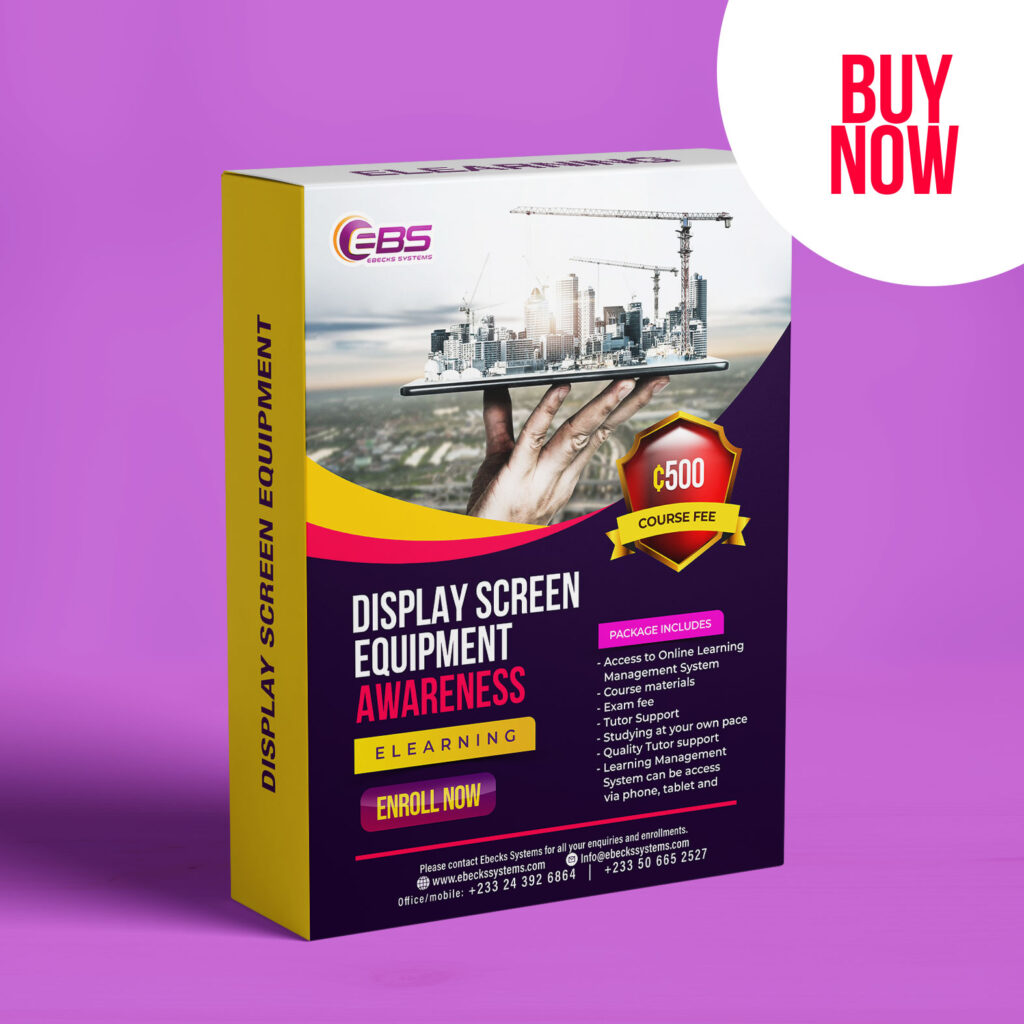 Display Screen Equipment Awareness – Elearning